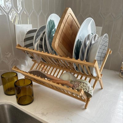 Bamboo Drying Rack Brown - Brightroom™ : Target
