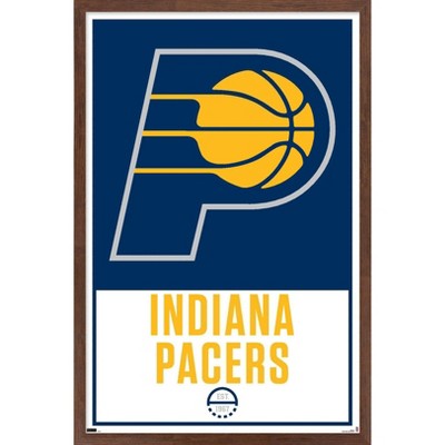 Trends International Nba Indiana Pacers - Logo 21 Framed Wall Poster ...