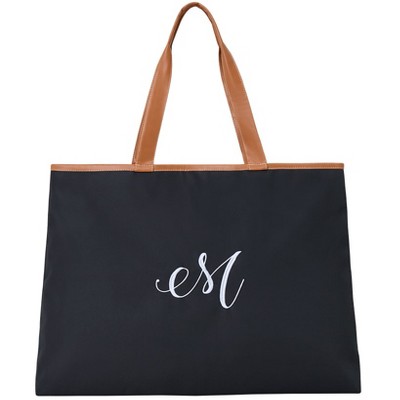 The Lakeside Collection Monogram Tote - Monogram Tote M : Target