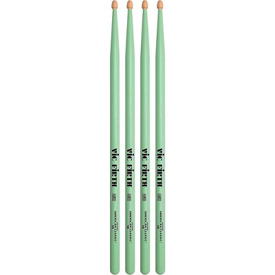 Vic Firth American Classic Seafoam Green Drum Sticks 2-pack 5b Wood ...