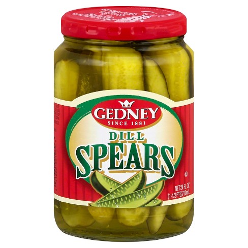 Gedney Pickles Dill Spears - 24 Fl Oz : Target