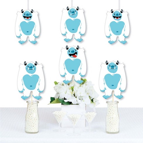 Big Dot Of Happiness Yeti To Party - Decorations Diy Abominable Snowman ...