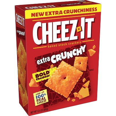 Cheez-it Extra Toasty Baked Snack Crackers - 12.4oz : Target