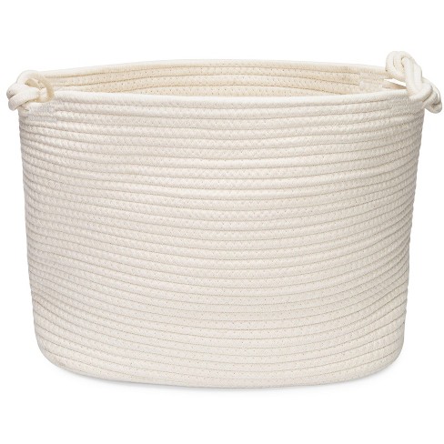 Parker Baby Co. Rope Storage Cube Bin - White : Target