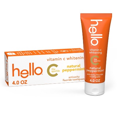 Hello Vitamin C Whitening Toothpaste - 4oz : Target