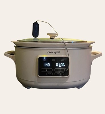 Crock-pot 6qt Programmable Slow Cooker With Sous Vide - Oat Milk Ivory ...