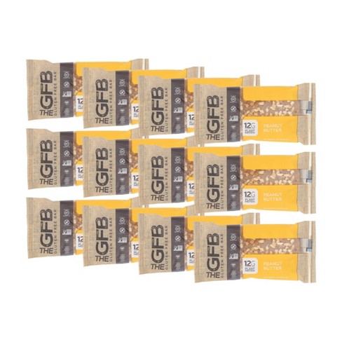 The Gfb Gluten-free Peanut Butter Plant Protein Bar - 12 Bars, 2.05 Oz ...