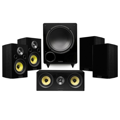 Fluance Signature Hifi Compact Surround Sound Home Theater 5.1 Speaker ...