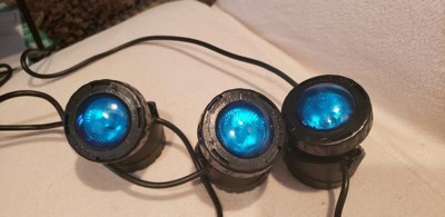 3pk Power Beam 20 Watt Halogen Submersible Light Kit Black - Alpine ...