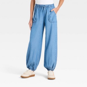 Girls' Parachute Denim Pants - Cat & Jack™ Indigo : Target