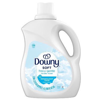 Downy Soft & Fresh Liquid Fabric Softener - April Fresh - 100 Fl Oz ...