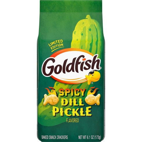 Pepperidge Farm Limited Edition Spicy Dill Pickle Goldfish Crackers - 6 ...