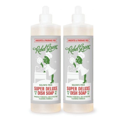 Rebel Green Dish Soap - Unscented - 32 Fl Oz/2ct : Target
