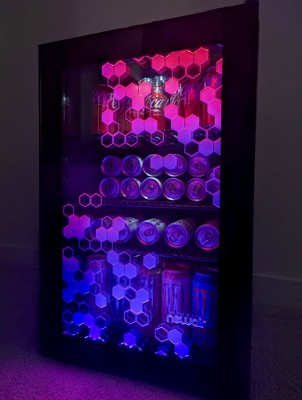 Newair Prismatic Series 85 Can Beverage Refrigerator With Rgb Hexacolor ...