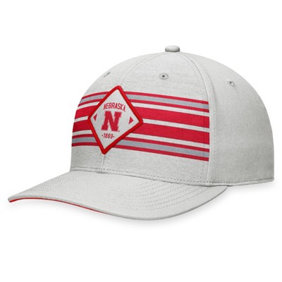 Ncaa Nebraska Cornhuskers Structured Chambray Cotton Hat - Gray : Target