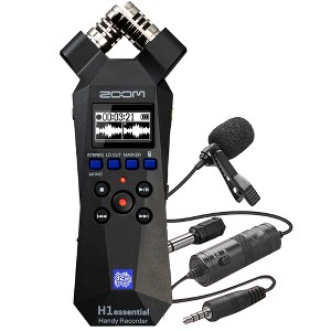 Zoom H1essential 2-Track 32-Bit Float Portable Audio Recorder with ...