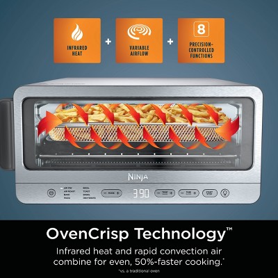 Ninja Flip Toaster Oven & Air Fryer, 8-in-1 Functionality, Flip Up ...
