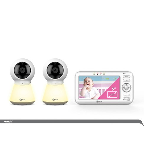 Vtech Baby Monitor 5" Fixed Dual Camera With Night Light : Target