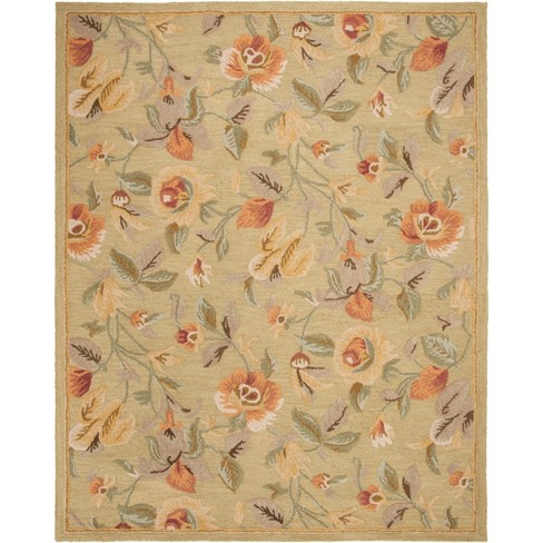 Blossom Blm785 Hand Hooked Area Rug - Green/multi - 8'x10' - Safavieh ...