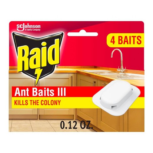 Raid Indoor Ant Killer Ant Baits - 0.12oz/4ct : Target