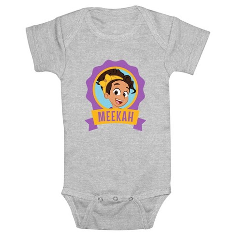 Infant's Blippi Smiling Meekah Badge Bodysuit : Target