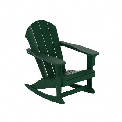 Semco Plastics Rockaway Heavy Duty Resin Outdoor Rocking Chair, All ...