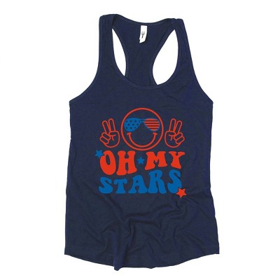Simply Sage Market Women's Oh My Stars Smiley Face Short Sleeve ...