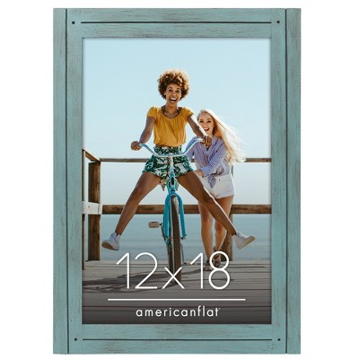 Americanflat 12x18 Picture Frame In Navy - Rustic Picture Frame With ...