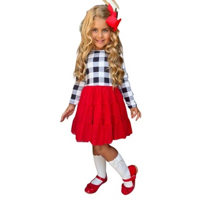 Plaid-tastic Winter Tutu Dress Mia Belle Girls : Target