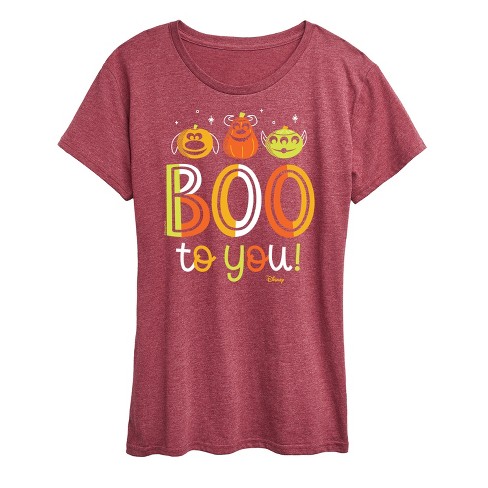 Women's Disney Boo To You Short Sleeve Graphic T-shirt - Heather ...