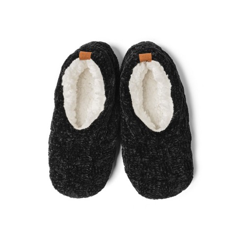 Britt's Knits Beyond Soft Chenille Knit Slippers With Non-slip Soles ...