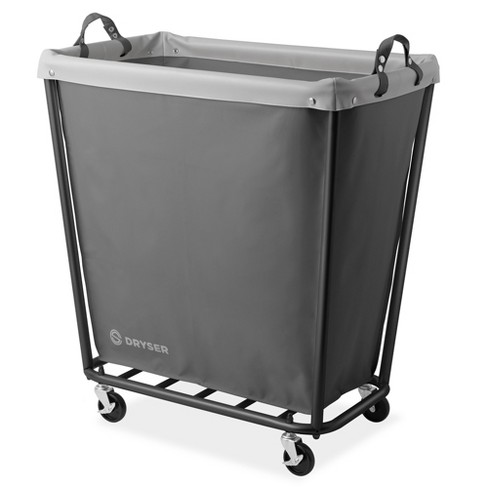 Dryser Large Commercial Heavy-duty Rolling Laundry Hamper, Steel Frame ...