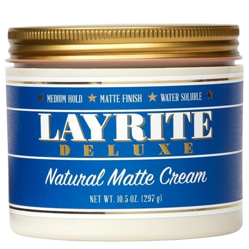 Layrite Natural Matte Cream (10.5 Oz Xxl Size) Natural Matte Finish ...