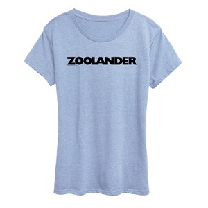 Women's Zoolander Black Logo Short Sleeve Graphic T-Shirt - Heather ...