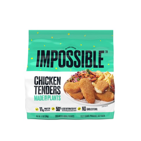 Impossible Plant Based Chicken Tenders - Frozen - 12oz : Target