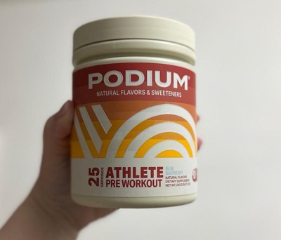 Podium Nutrition Athlete Pre-workout Energy Drink - Blue Raspberry - 8 ...