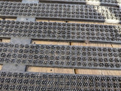 1'6"x2'6" Rubber Bristle Boot Scrapping Doormat - Threshold™: Outdoor ...