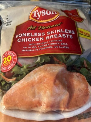 Tyson Boneless & Skinless Chicken Breasts - Frozen - 2.5lbs : Target