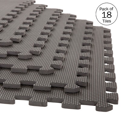 Fleming Supply Interlocking Foam Mat Floor Tiles – 24" X 24", Blue : Target