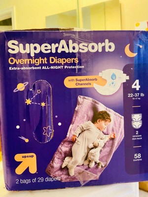 Disposable Overnight Diapers Giant Pack - Size 6 - 42ct - Up & Up™ : Target