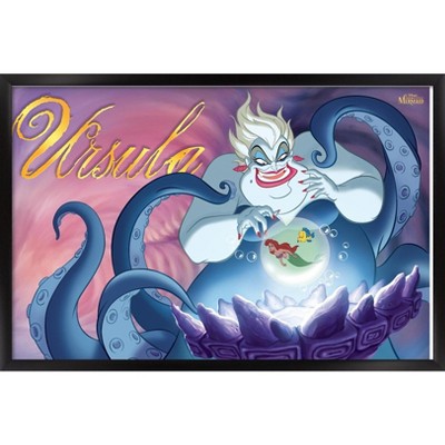 Trends International Disney Villains - Ursula Wave Framed Wall Poster ...
