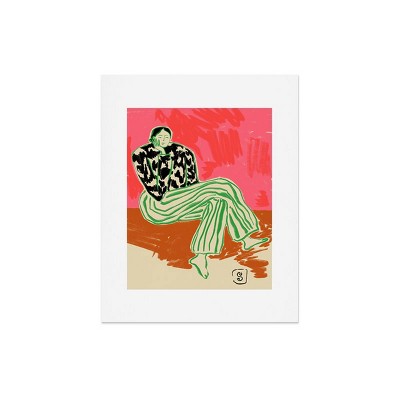 Deny Designs 16"x20" Sandrapoliakov Calm Woman Portrait Unframed Art ...