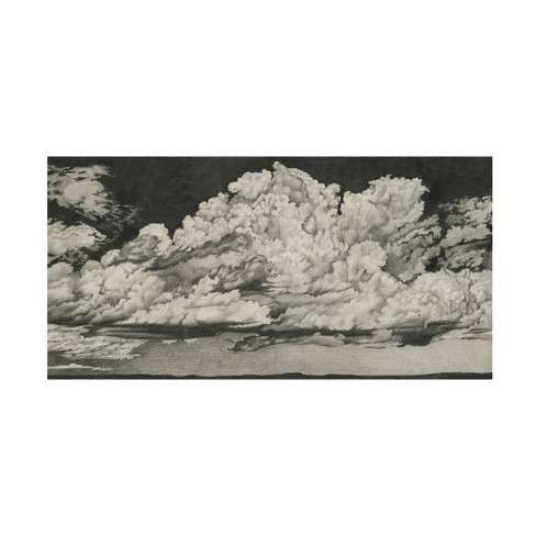 Trademark Fine Art - Grace Popp Clouds On Fire Iii Canvas Art - 32 X 16 ...