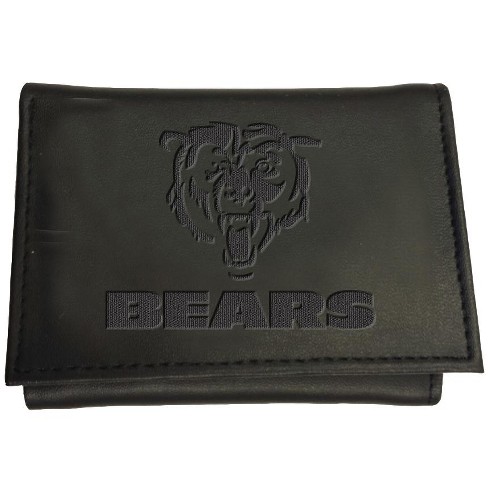 Evergreen Nfl Chicago Bears Black Leather Trifold Wallet Officially ...