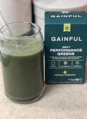 Gainful Performance Greens Stick Packs - Tropical Pineapple - 10ct : Target