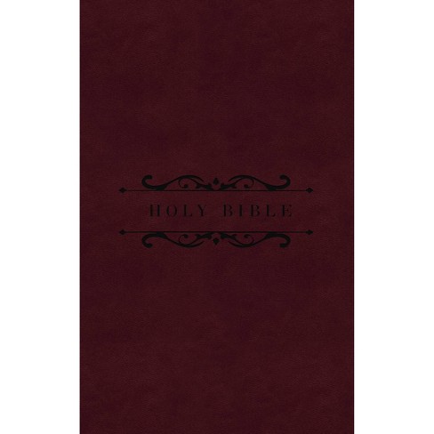 Cu Nkjv, Personal Size Bible, Giant Print, Leathersoft, Burgundy, Red Letter, Comfort Print ...