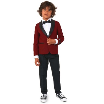 Opposuits Boys Red Devil Solid Color Party Suit - Prom And Wedding ...