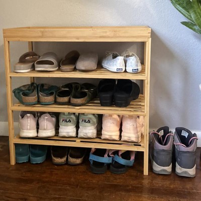 4 Tier Bamboo Shoe Rack - Brightroom™ : Target