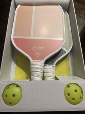 Franklin Sports 2 Player Poly Pro Pickleball Set With Balls - Pink ...