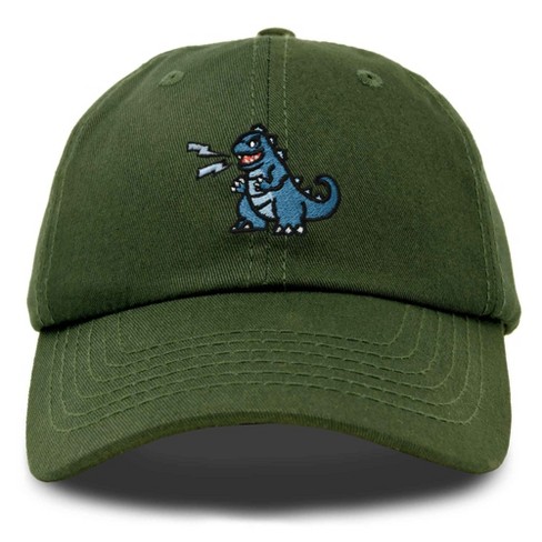 Dalix Giant Lizard Kaiju Embroidered Cotton Dad Hat Baseball Cap ...